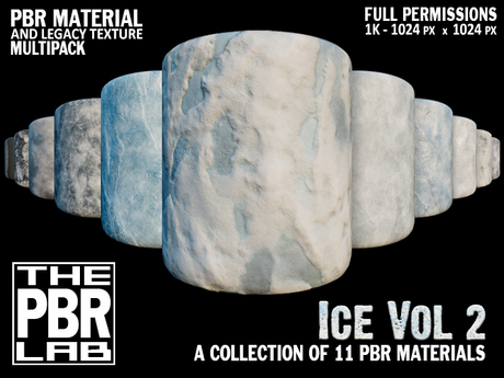 Second Life Marketplace - The PBR Lab - Ice Vol 2 Multipack